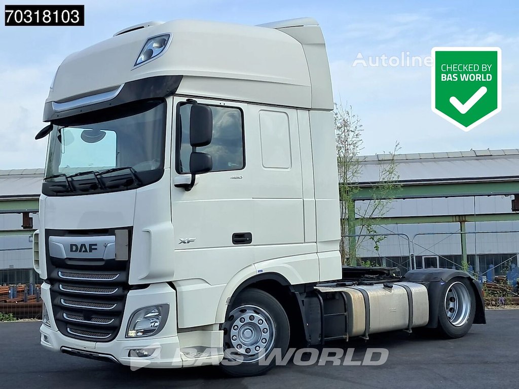 DAF XF 480 XF 4X2 SSC Mega Retarder 2xTanks Standklima ACC tegljač