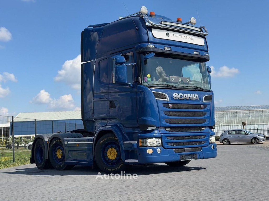 Scania R580 V8 6X2/4,FULL AIR, RETARDER, DOUBLE GLASS, 2 TANKS. tegljač
