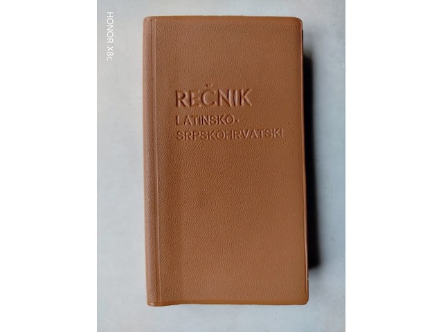 DŽEPNI LATINSKO-SRPSKOHRVATSKI REČNIK