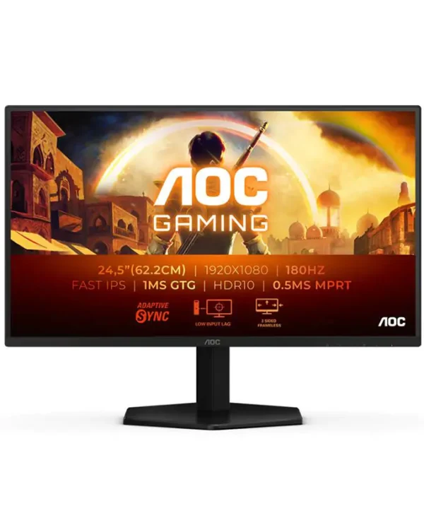 Monitor AOC 24.5″ (25G42E) Full HD / 180Hz / LED / Fast IPS / HDR / Gaming