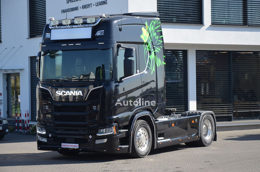 Scania R 580 / V8 / 4 PODUSZKI / KLIMA P. / NAVI /FULL LED / ACC / 7436 tegljač