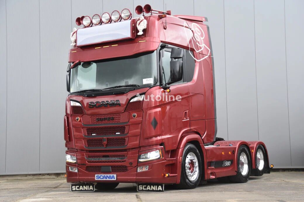 Scania S580 V8 NGS 6x2NB - EURO 6 D - NEW TACHO - FULL AIR - RETARDER - tegljač