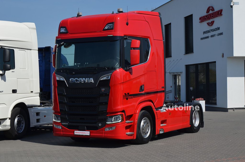 Scania S 580 V8 FULL AIR KLIMA P. NAVI FULL LED ACC 8283 tegljač