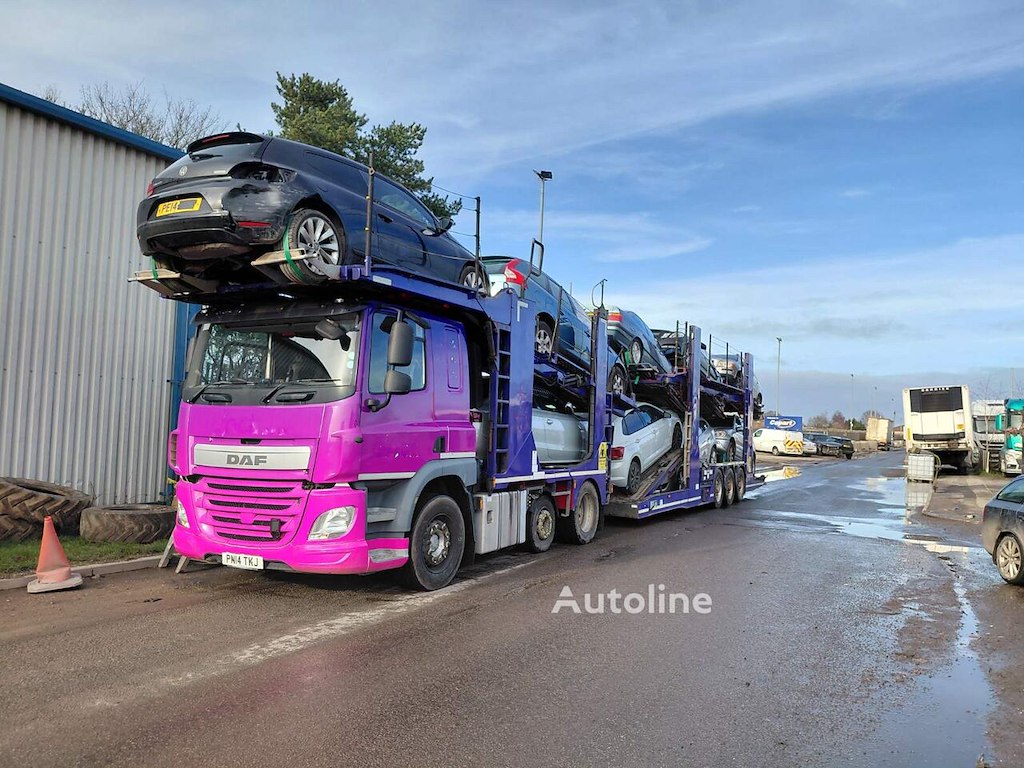 DAF CF 440 FT tegljač + poluprikolica autotransportera