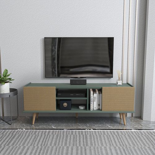 Ekvador - TV Stalak u Svetlo Braon i Zelenoj Boji
