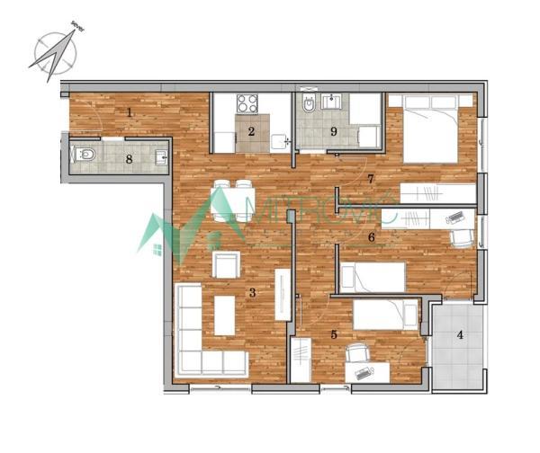 Četvorosoban stan na prodaju, 77m2, 216.445€