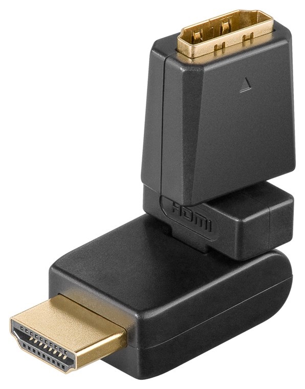 Adapter HDMI muški – HDMI ženski sa rotacijom 360