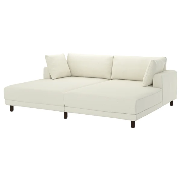 Modularna sofa trosed, s lenjivcima/Axvall prljavobela