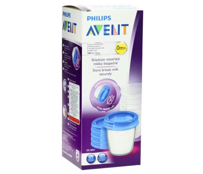 Philips Avent Šolje sa poklopcima, 180ml, 5 komada