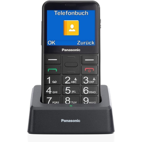 Panasonic SENIOR mobilni telefon KX-TU155EXBN crna