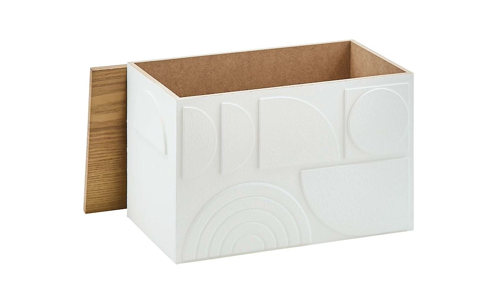 Kutija za odlaganje Catalina 46x29x29cm bela