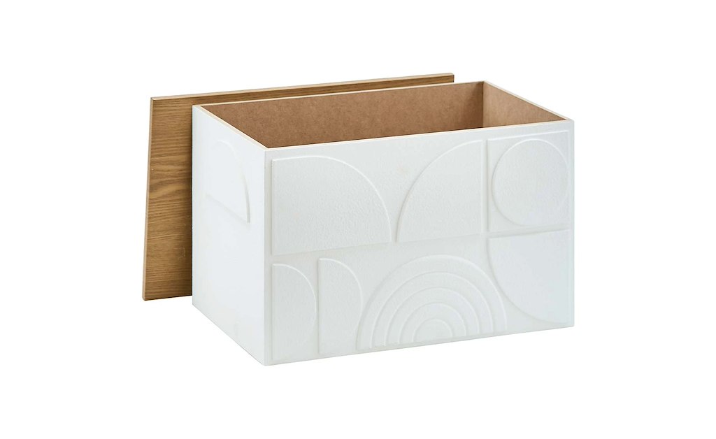Kutija za odlaganje Catalina 38x23x25cm bela