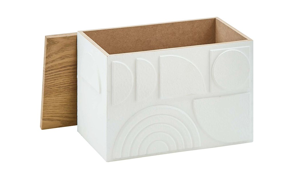 Kutija za odlaganje Catalina 54x35x33cm bela