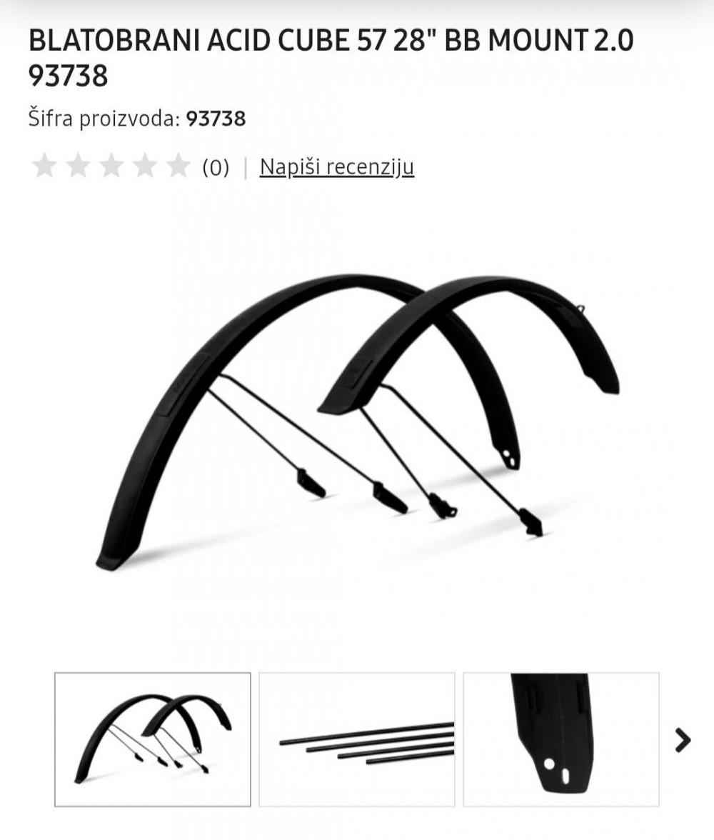 ACID 57BB Mount set blatobrana za Gravel i Treking