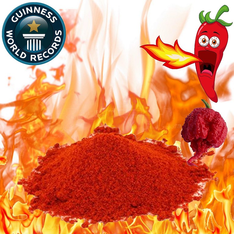 Carolina Reaper Mleveni, Najljuci Chilli Na Svetu 2 Mil. SHU