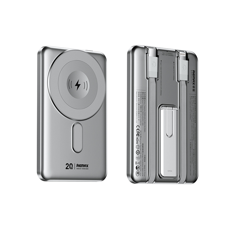 Power Bank Magsafe REMAX CX-1 15W 5000mAh srebrni