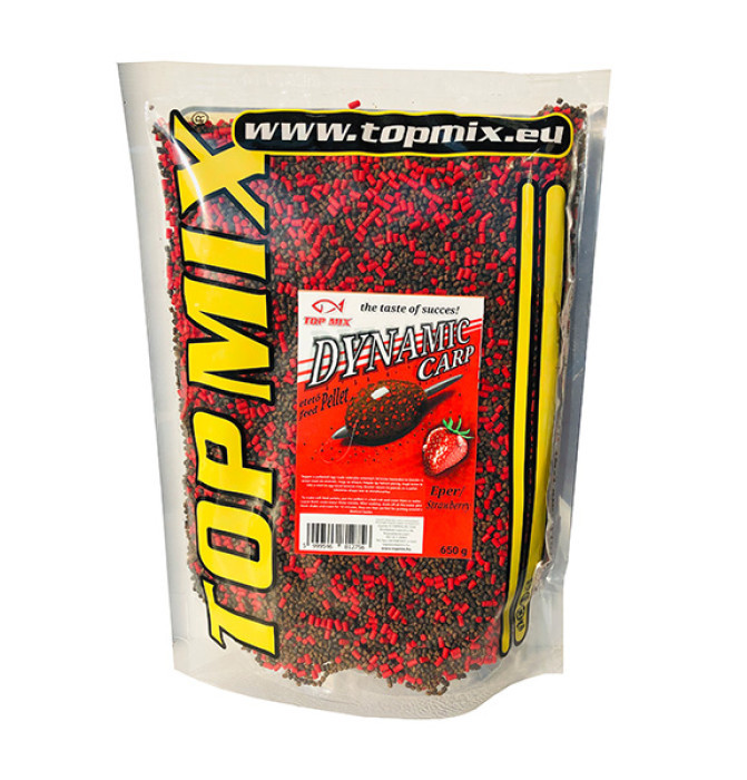TOP MIX DYNAMIC CARP PELLET STRAWBERRY-CREAM 2MM / 800GR
