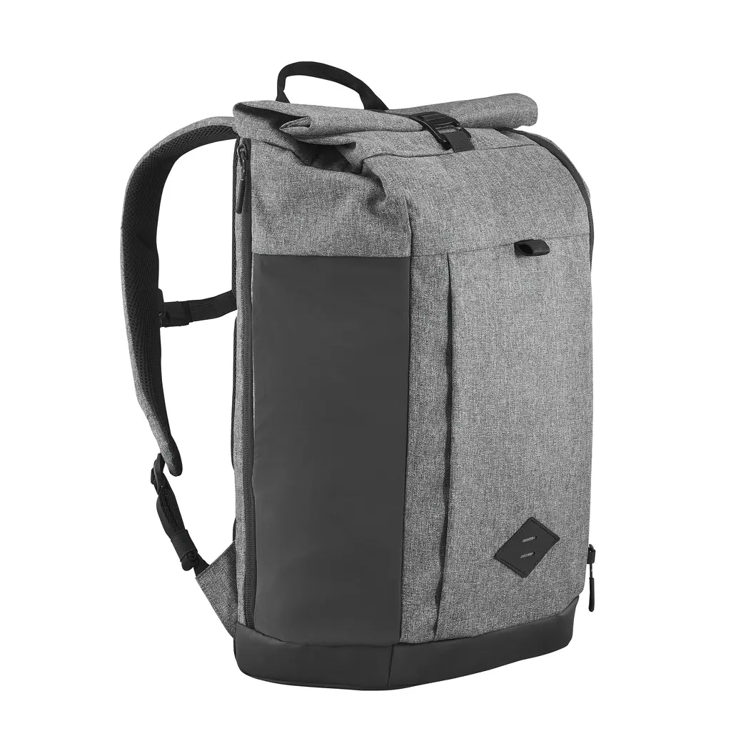 Sivi ranac za planinarenje 23 l, Escape 500 Rolltop