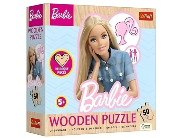 Drvena puzzla 50 Delova Barbie