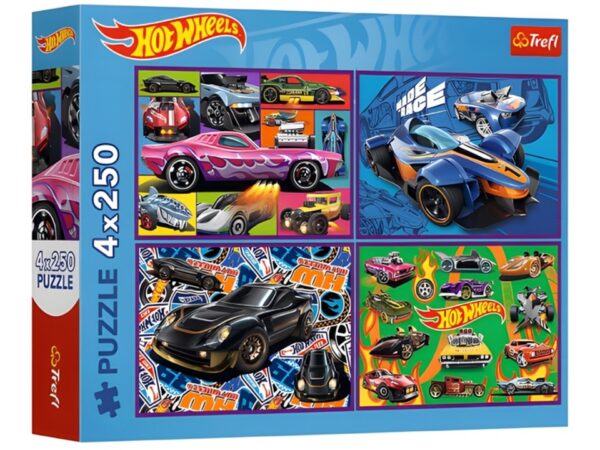 Puzzle 4*250 Hot Wheels
