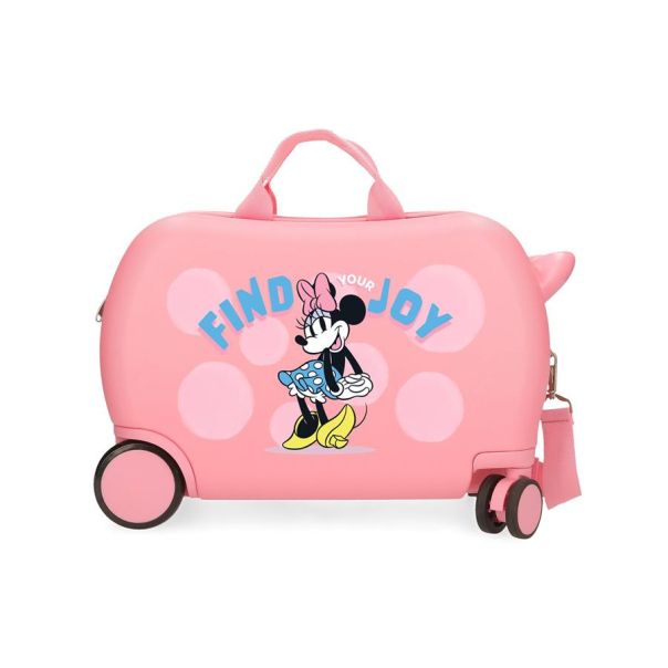 MINNIE FIND YOUR JOY dečiji kofer na točkićima - pink