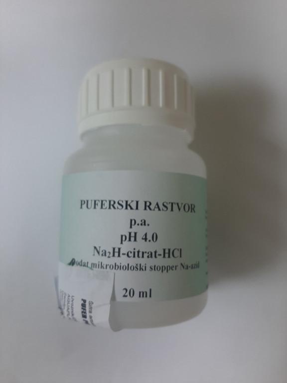 Rastvor za kalibraciju PH 4.01 20ml bočica