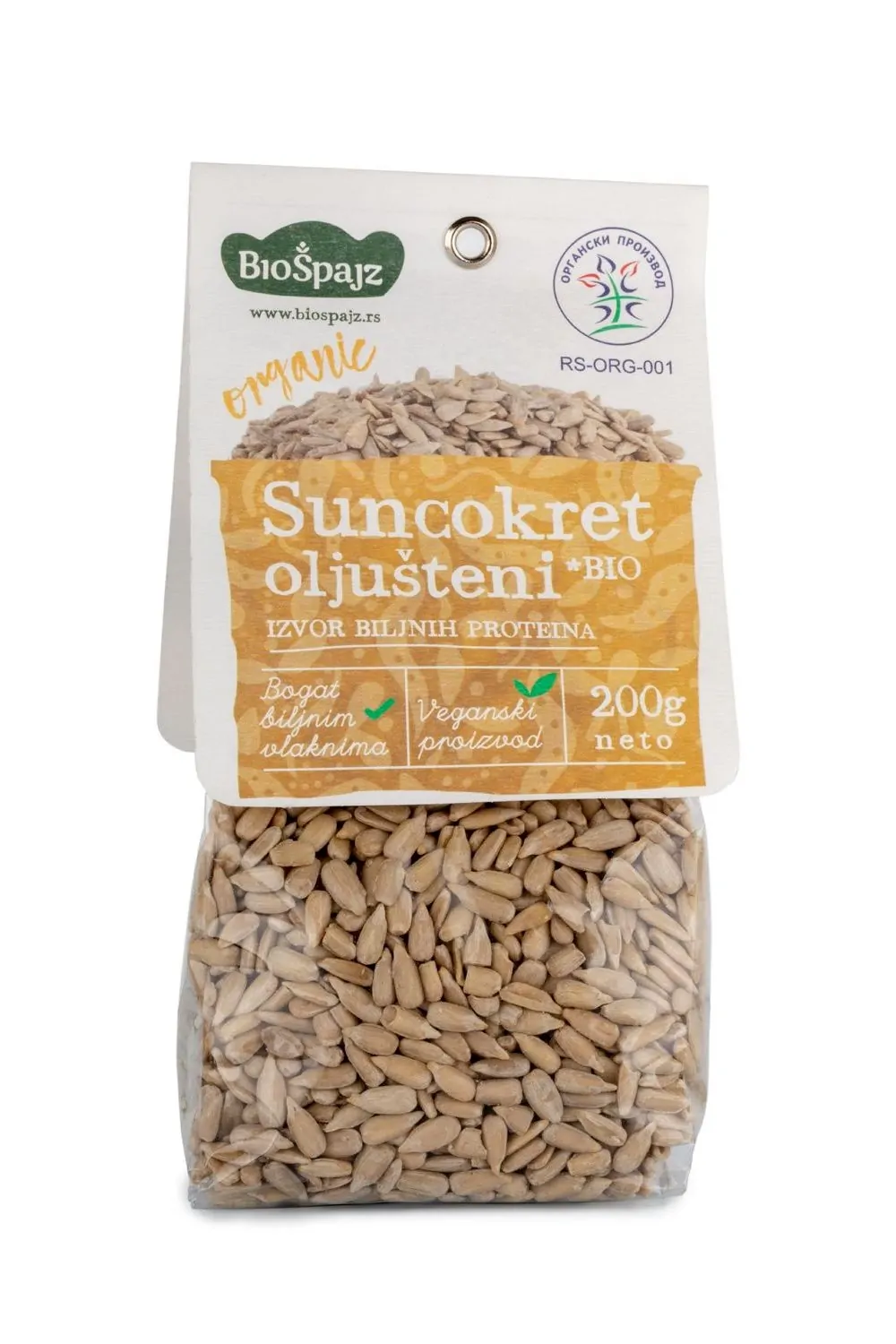 SUNCOKRET LJUSTENI BIO 200G BIO SPAJZ