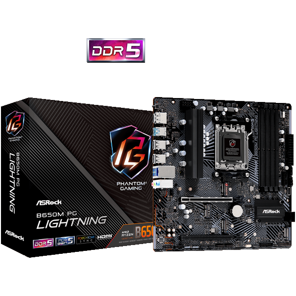 MB AM5 Asrock B650M PG Lightning