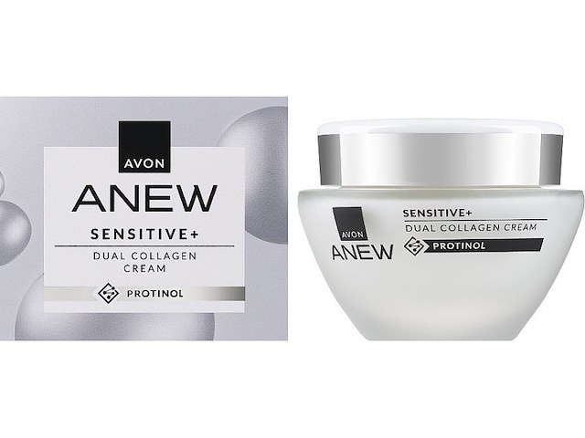 Anew Sensitive+ Dual Collagen krema za lice by Avon