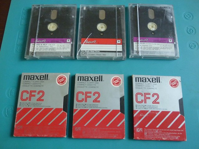 Amsoft i Maxell CF2 - 6 disketa za stare racunare