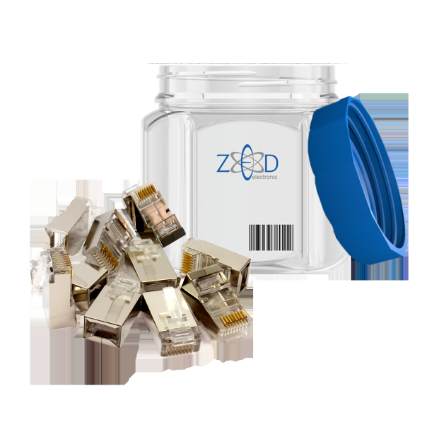 ZED electronic Mrežni konektor 8/8, Cat6, 50 komada - FTPK-M/50