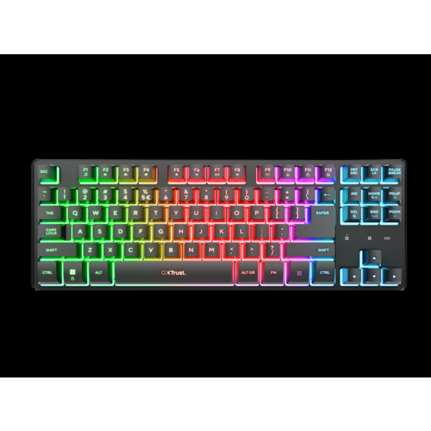 Tastatura+miš TRUST GXT 832 Thado Wireless TKL set/US/crna