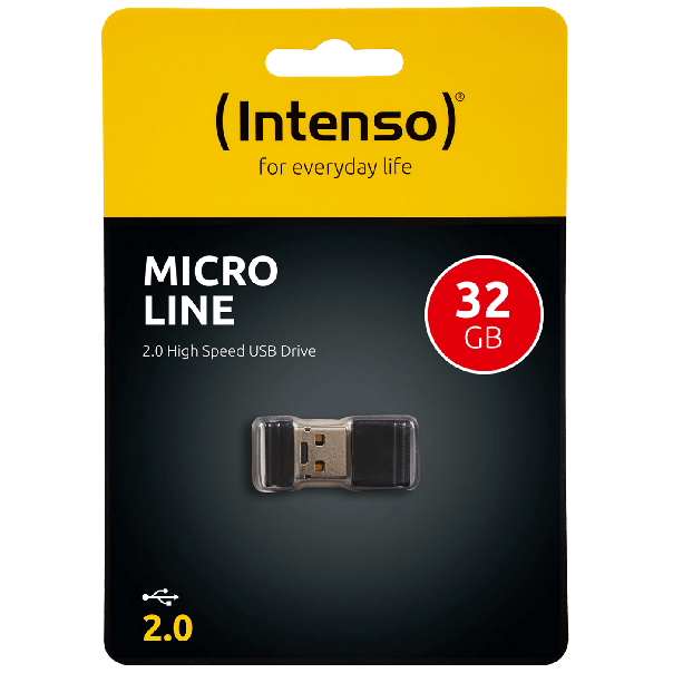 (Intenso) USB Flash drive 32GB Hi-Speed USB 2.0, Micro Line - ML32