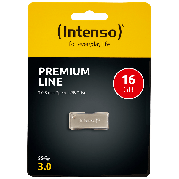 (Intenso) USB Flash 16GB Hi-Speed USB 3.0 up to 100MB/s, Premium Line - USB3.0-16GB/Premium Line