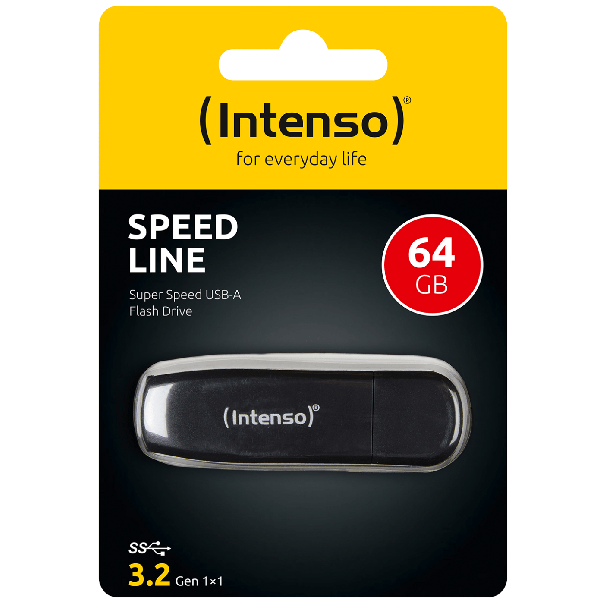 (Intenso) USB Flash drive 64GB Hi-Speed USB 3.2, SPEED Line - USB3.2-64GB/Speed Line