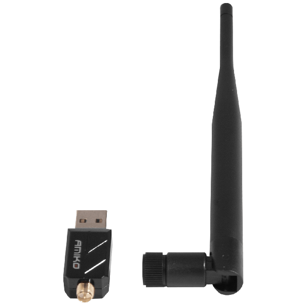 Amiko Wi-Fi mrežna kartica, USB, 2.4 GHz, 5 dB, 150 Mbps - WLN-881