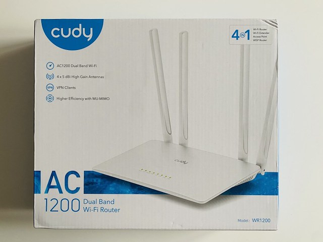 Cudy Wr1200 Dual Band Ac1200 Wireless Router