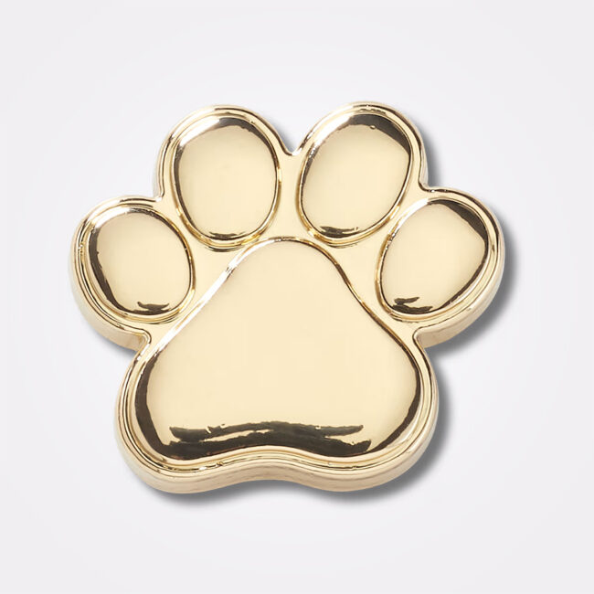 Jibbitz™ Gold Dog Paw
