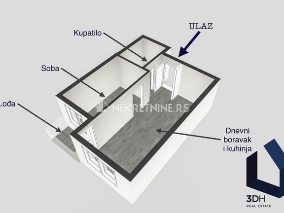 Mirijevo 1.5 odlična novogradnja, 42m2 sa lođom