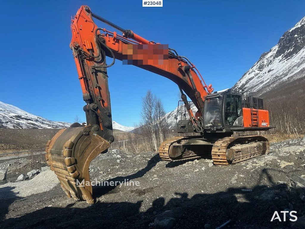 Hitachi ZX490LCH-6 gravemaskin m/ graveskuffe bager guseničar