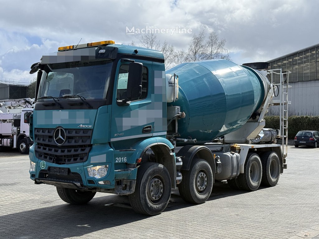 Euromix MTP na šasiji Mercedes-Benz AROCS 3740 8x4 EURO6 BETONOMIESZARKA EUROMIX 10 m³ kamion s mešalicom za beton