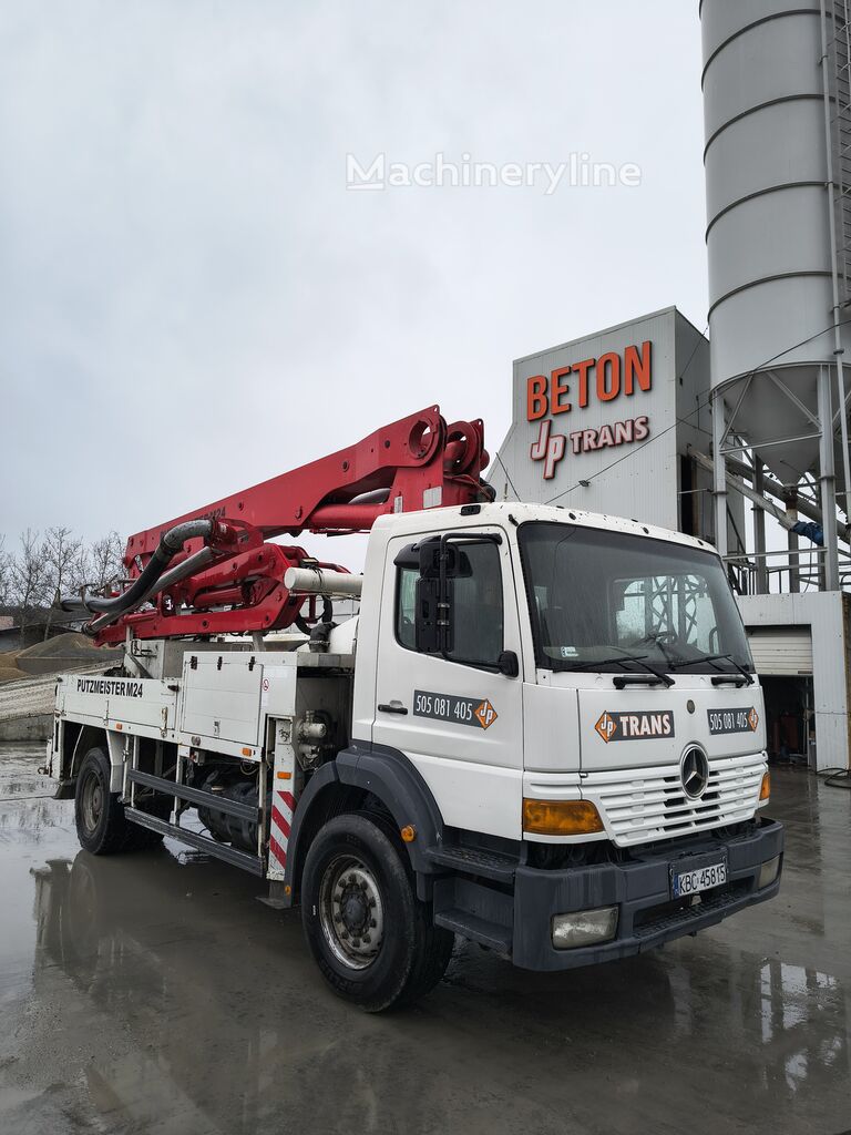 Putzmeister M24 - 4 hallenmeister na šasiji Mercedes-Benz Atego pumpa za beton