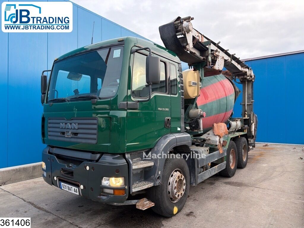 MAN TGA 33 360 6x4, Steel suspension kamion s mešalicom za beton