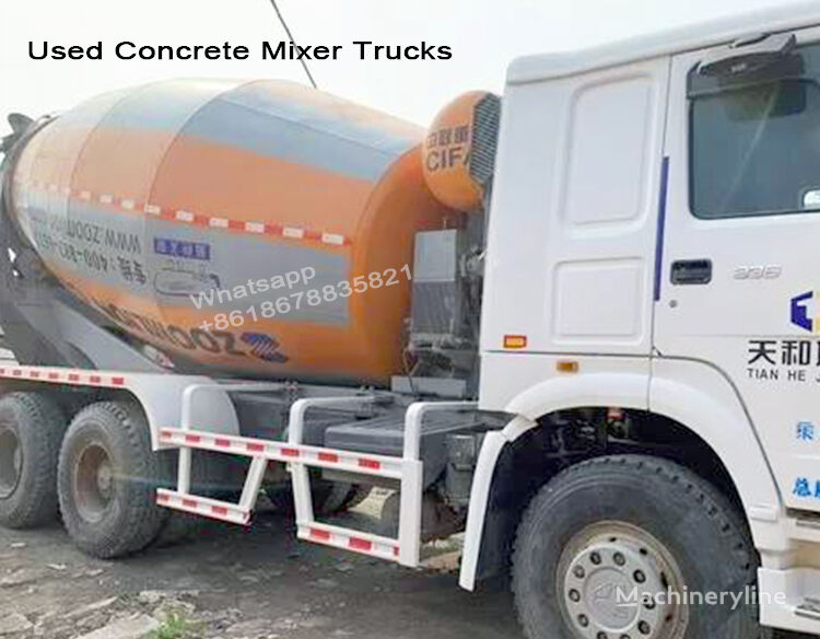 Cifa na šasiji Howo Second Hand Howo 10m3 Concrete Mixer Trucks for Sale kamion s mešalicom za beton