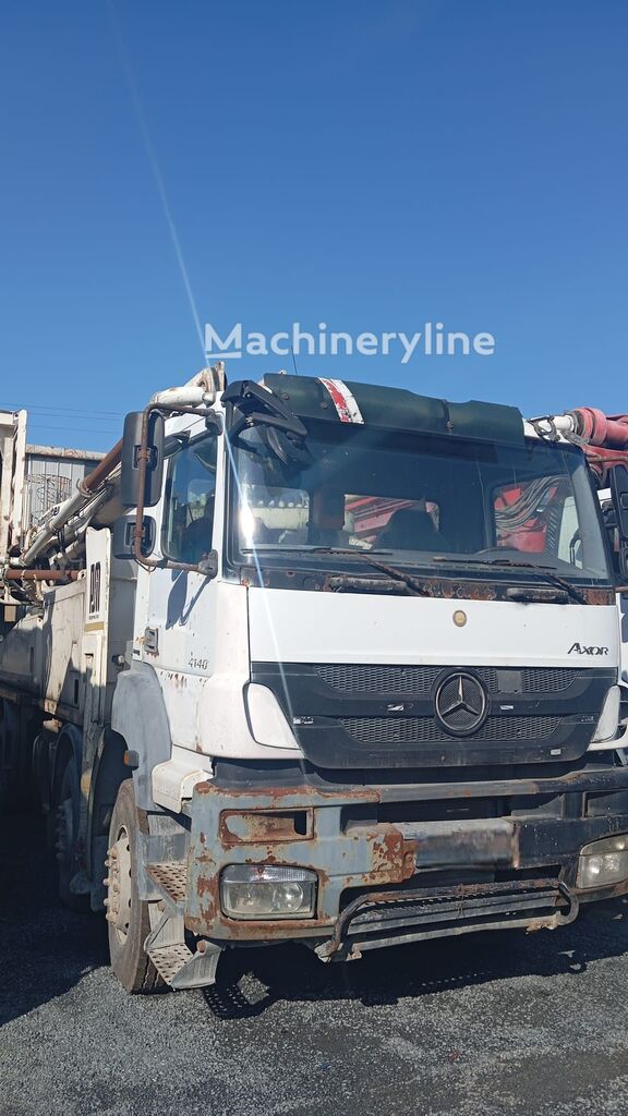 Putzmeister 2015 na šasiji Mercedes-Benz AXOR 4140 pumpa za beton