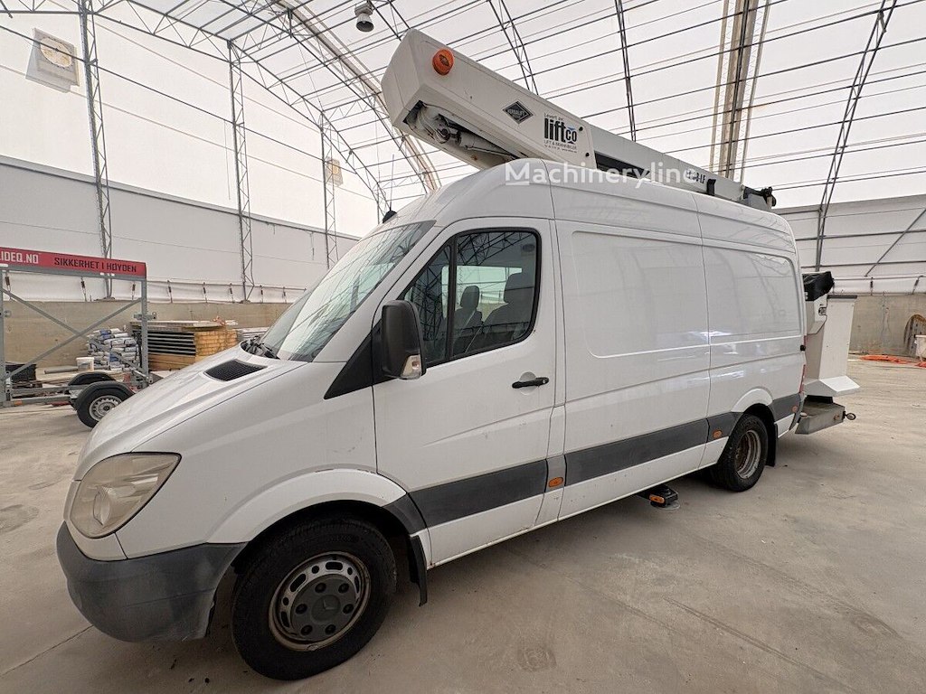 Prodaje se Mercedes-Benz Sprinter liftbil - 14,4 meter løftehøyde - understellsbehandlet auto dizalicu s korpom na aukciji