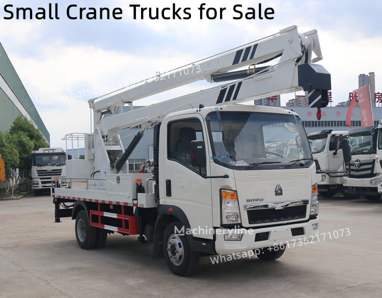 Howo HOWO Small Telescopic Boom Truck Mounted Crane for Sale in Mexic auto dizalica s korpom
