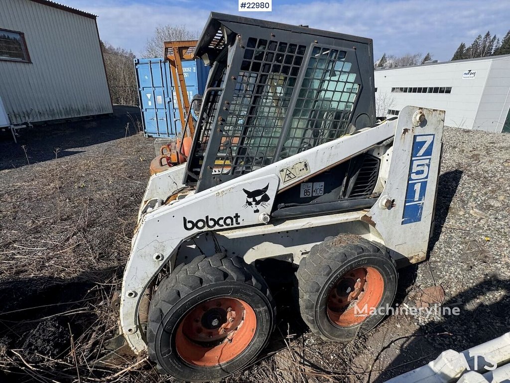 Bobcat 751 Kompaktlaster. Rep objekt mini utovarivač