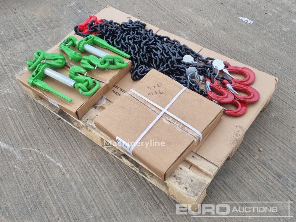 Prodaje se 13mm Grade 80 Load Lashing Kit 4X3M Chains & 4X13mm Folding Hand lanac za podizanje na aukciji