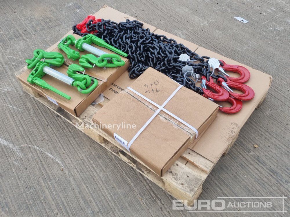 Prodaje se 13mm Grade 80 Load Lashing Kit 4X3M Chains & 4X13mm Folding Hand lanac za podizanje na aukciji